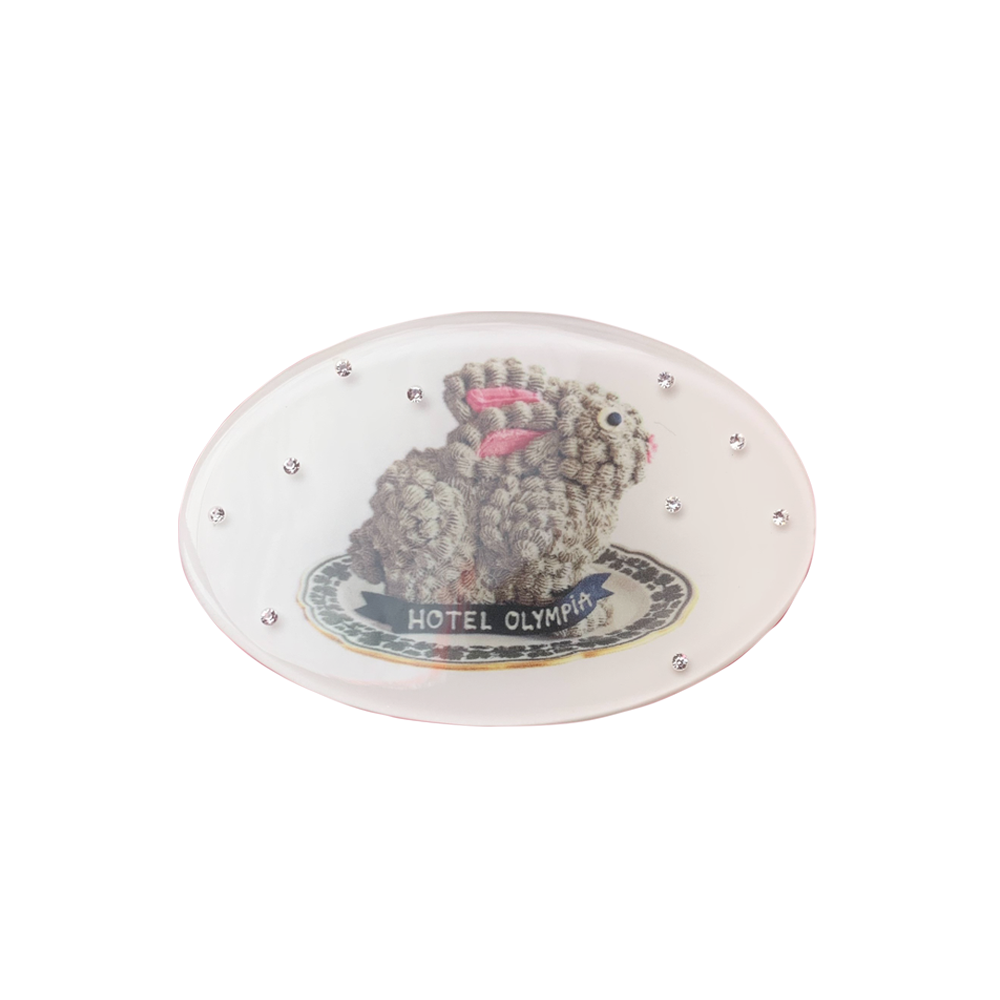 Hotel Olympia Usagi cake barrette White – Faline Tokyo