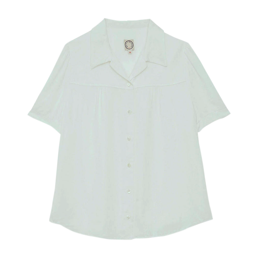 Ines de la Fressange Constance shirt Ecru – Faline Tokyo