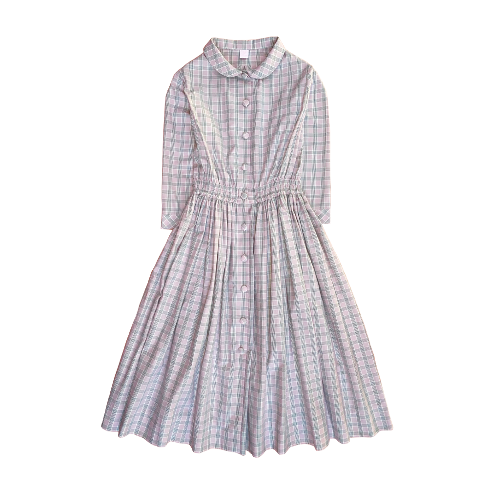 Fifi Chachnil Mélusine dress pink/grey – Faline Tokyo